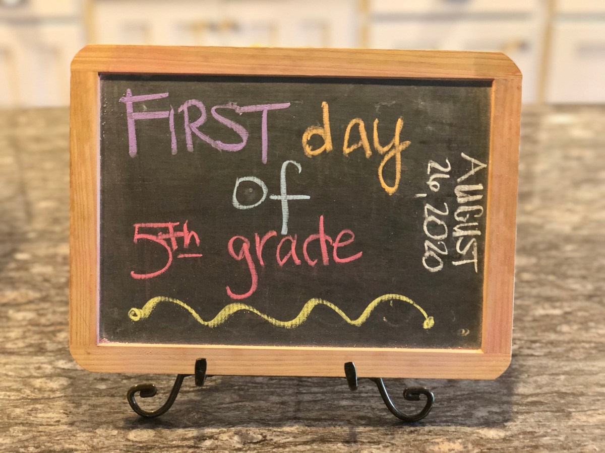 First Day of School: 5th Grade Pics and Interview